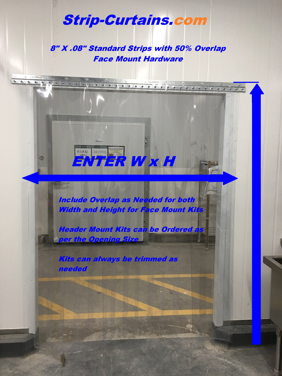 Build Common Strip Curtain Door Kits (Strip-Doors) – stripcurtainsonline